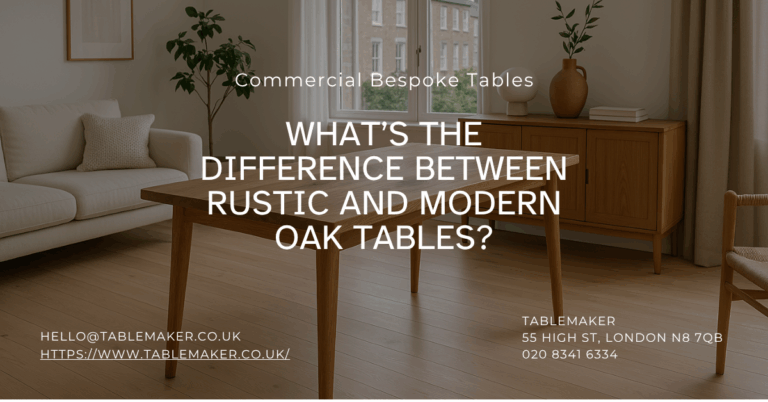 Which Oak Table Style Fits Your Home Best? Rustic or Modern